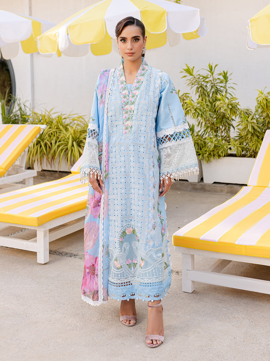 MS-10 | 3 PC Luxury Lawn – Parishay